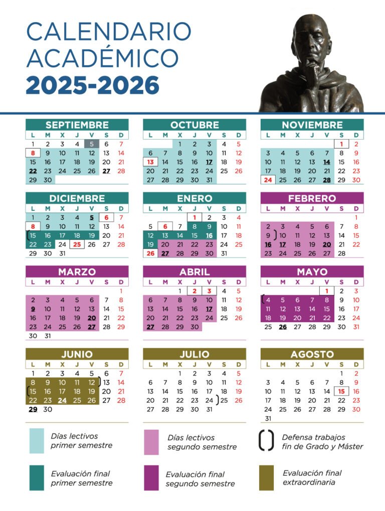 Calendario 2025-2026 - EsArtUniOvi